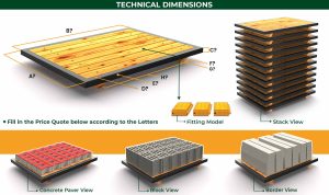 WOODEN PALLET WITH 2 RUNNERS AND FRAME - Mega Wooden Pallet