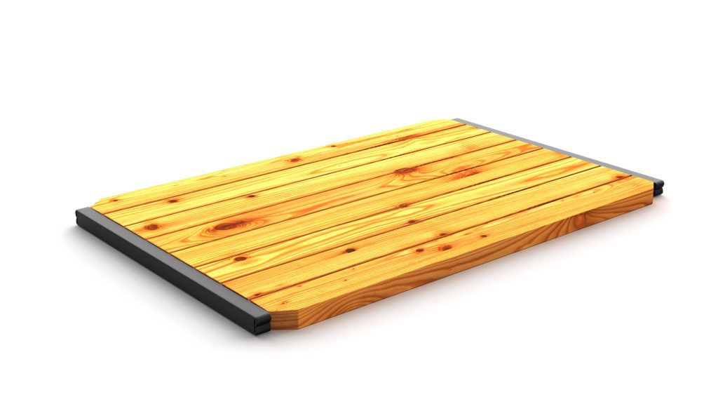 WOODEN PALLET WITH METAL EDGE - Mega Wooden Pallet